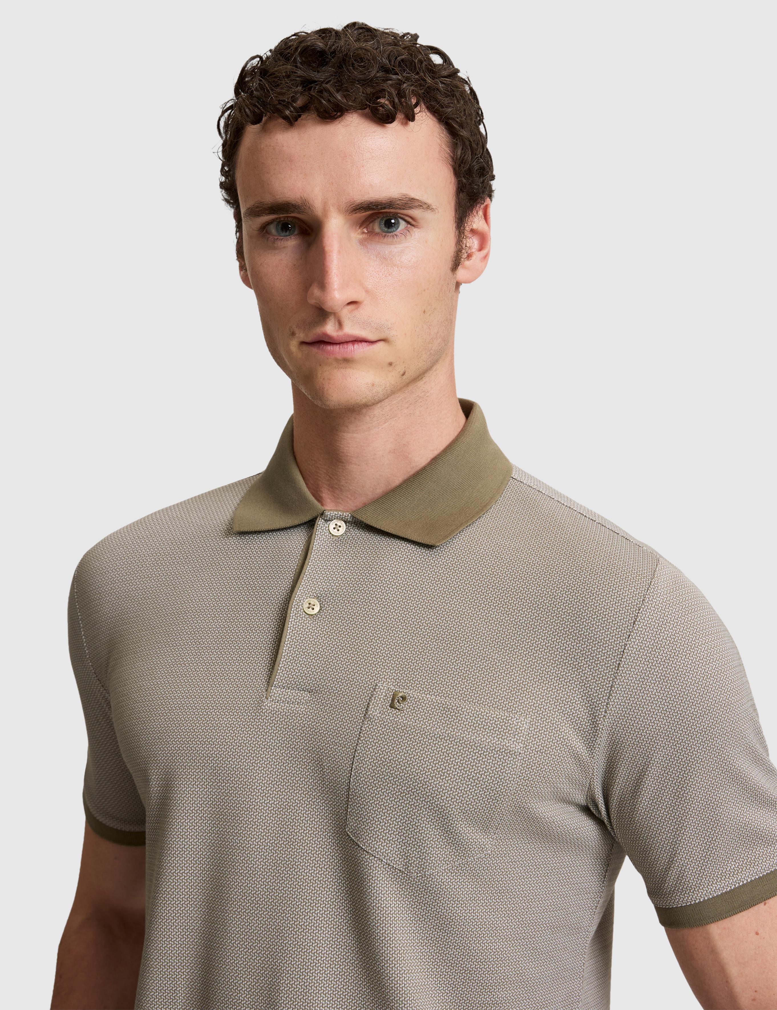 Haki Regular Fit Polo Yaka Tişört | 50321167019 - Pierre Cardin